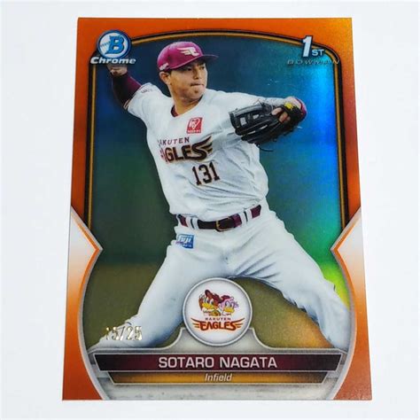 Yahooオークション Topps Bowman Chrome 2023 Npb 楽天 永田颯太郎