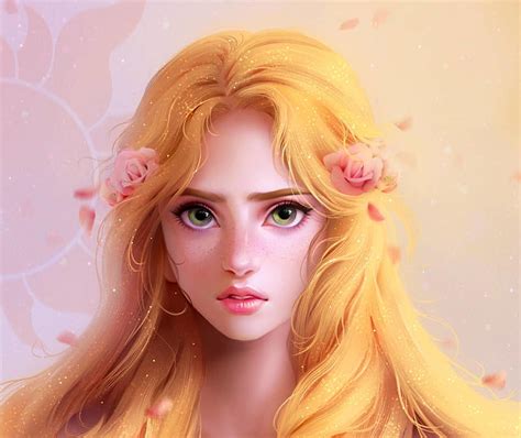 Rapunzel Princess Face