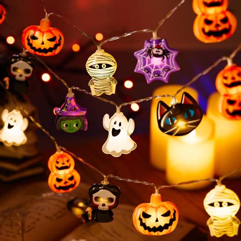 Lolstar Halloween String Lights Decorations 20 Led