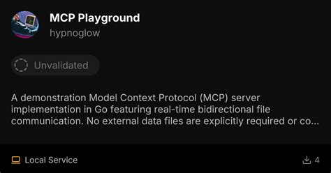 Mcp Playground Mcp Servers · Lobehub