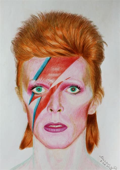 David Bowie Aladdin Sane By Marianapo On Deviantart