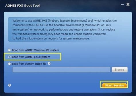 How To Use Aomei Pxe Boot Tool