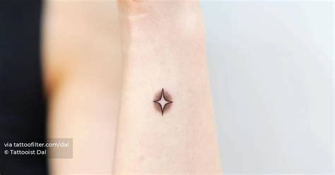 Star Tattoo Done On The Wrist Minimalistic Style