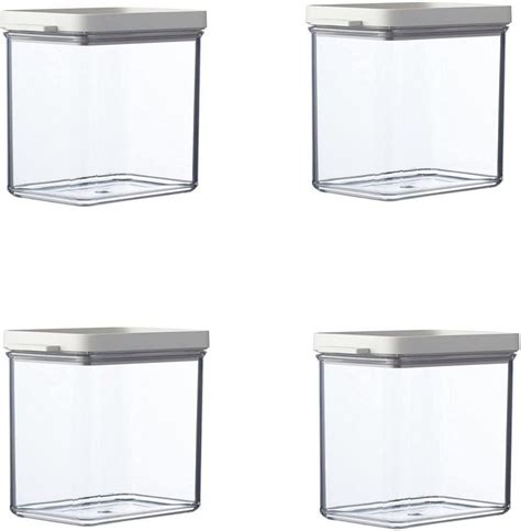 Mepal Vorratsdose Vorratsdosen Spar Set Omnia Rechteckig 1100 Ml Nordic