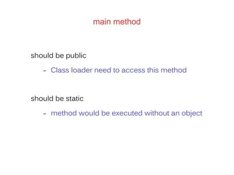 Java Basic Syntax Ppt