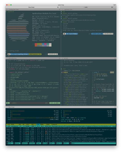 Iterm2 Multiple Panes Tabs Bradley Sawler