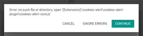Cookie Alert Error No Such File Or Directory Mobirise Forums