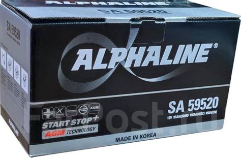 Аккумулятор Alphaline AGM SA 59520 95 А/ч. От 13873 руб! Свежий выпуск ...