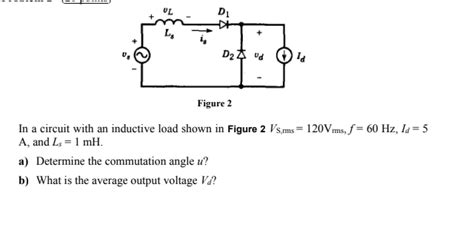 Solved Figure In A Circuit With An Inductive Load Shown In Chegg