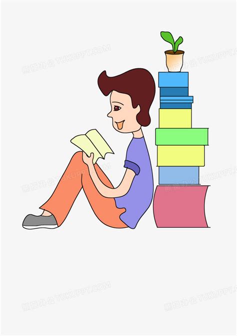知名卡通看书形象看书卡通卡通人物形象大山谷图库