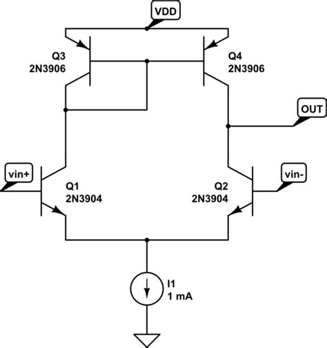 Bjt What Stage Is Required After A Unity Gain Differential Pair In This Case Electrical