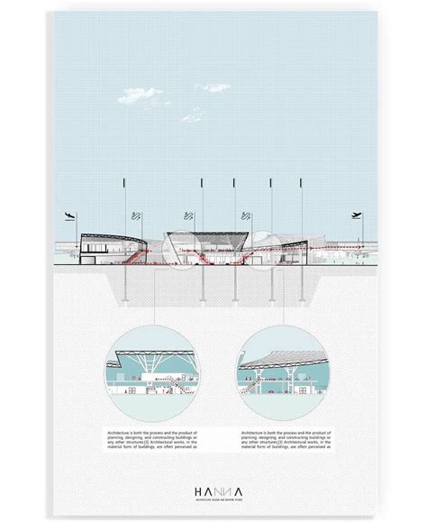 Airport Project Section Analysis Arrival And Departure Circulation