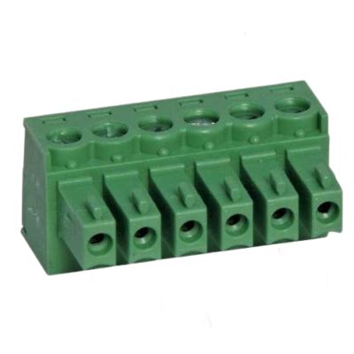 Pin Mm Pitch Pluggable Female Terminal Block Connector Right Angle SRK ELECTRONICS