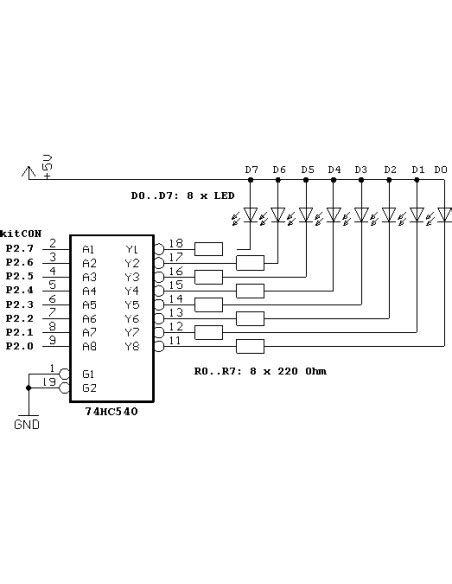 Cd74hc540e Octal Buffer And Line Driver 3 State Inverting 2 → 6 V 20 Pin Pdip Dip