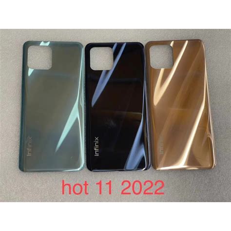 For Infinix Hot 11 2022 X675 Back Battery Cover Rear Panel Door Housing