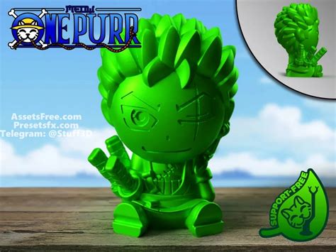 One Piece Roronoa Zoro 3d Print Model Download Free