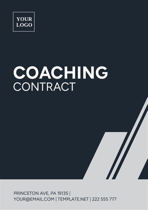 Free Coaching Contract Template Edit Online And Download