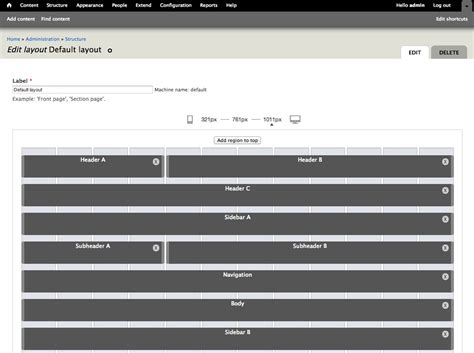 Add Responsive Layout Builder To Core Drupal Org