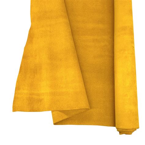 Chap Suede Split Gold Montana Leather Company