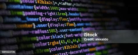 Less Programming Language Coding Banner Stock Illustration Download