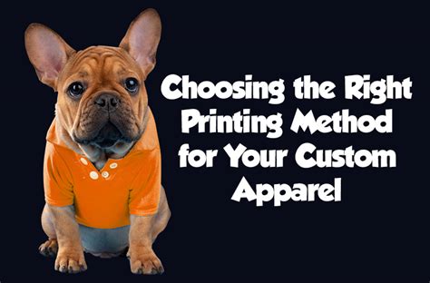 Choosing The Right Printing Method For Your Custom Apparel Impression Promotional Products