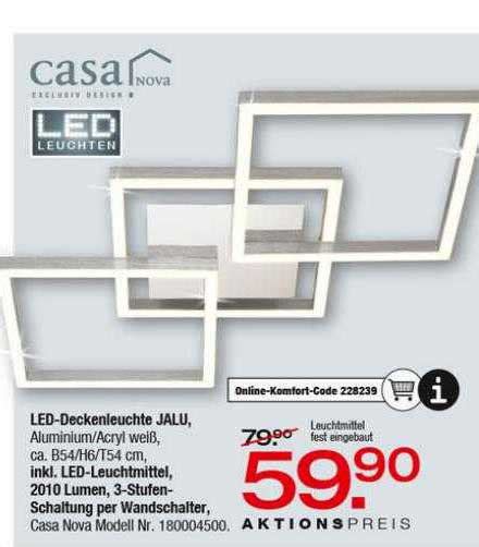 Casa Nova Led Deckenleuchte Jalu Angebot Bei Ostermann Möbel