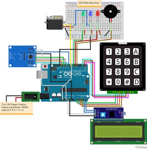 Arduino Keypad Wiring Diagram
