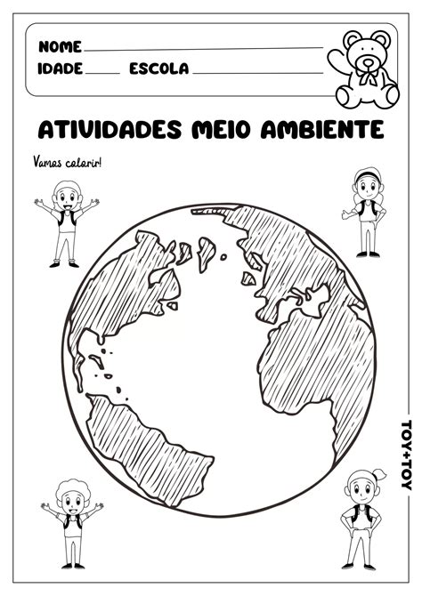 Atividades Infantil Meio Ambiente TOY TOY