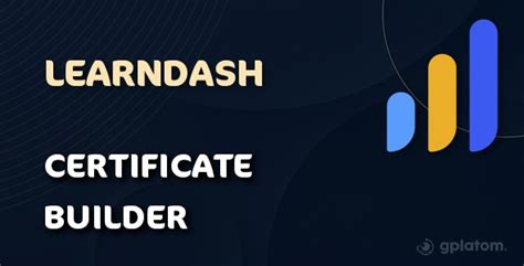 Learndash Certificate Builder Gplatom