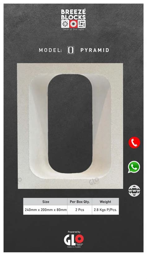 Glo Breeze Block Thickness 80mm At Best Price In Jaipur Id