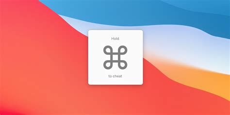 how to find every mac keyboard shortcut using cheatsheet