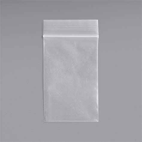 Choice 2 X 5 2 Mil Clear Ldpe Zip Top Bag 1000case