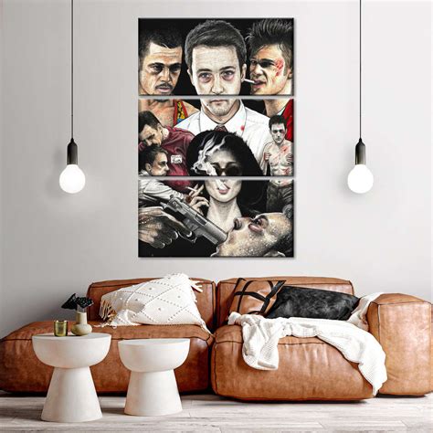 Dark Fight Club Iv Wall Art Drawing By Inked Ikons