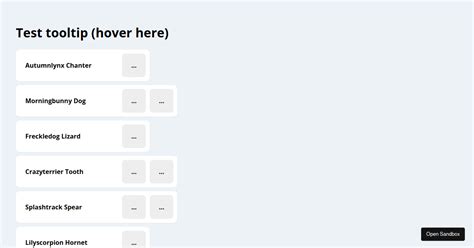 React Laag Scrolling Tooltips Codesandbox