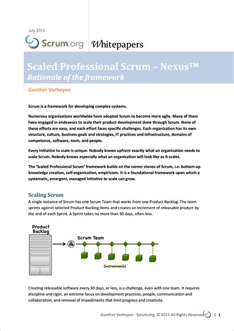 Scaled Professional Scrum Cover Ullizee Inc