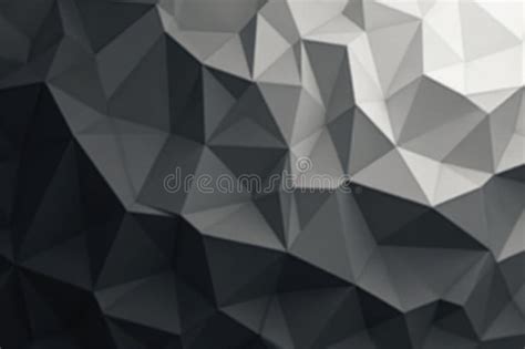Interlocking Grayscale Polygons Edgy Aesthetic Contemporary