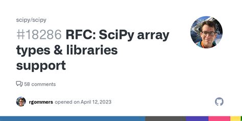 RFC SciPy Array Types Libraries Support Issue 18286 Scipy Scipy