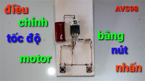 điều chỉnh tốc độ motor bằng nút nhấn YouTube