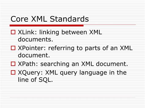 Ppt Intro To Xml And Xml Db Powerpoint Presentation Free Download