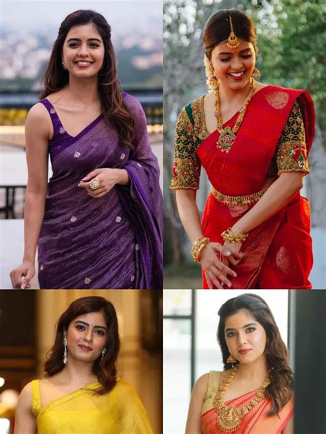 Amritha Aiyer S Ethereal Saree Ensembles Times Of India