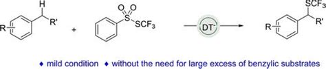 十钨酸盐催化的苄基 C−h 三氟甲硫基化反应european Journal Of Organic Chemistry X Mol