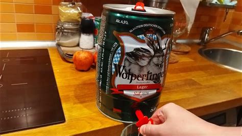 Как открыть бочонок пива Wolpertinger (вольпертингер) - YouTube