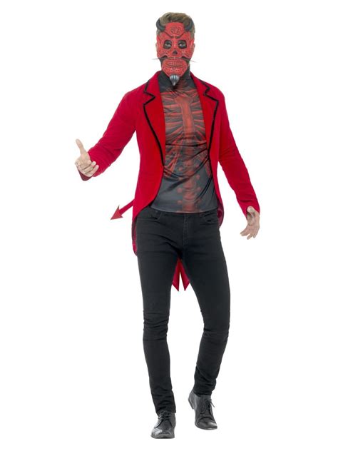 Day Of The Dead Devil Mens Costume Au Smiffys Australia