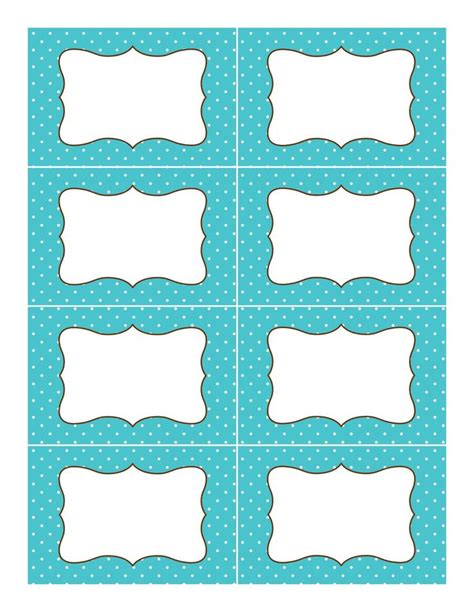 Pretty Label Templates Parahyena