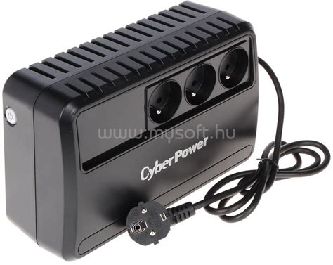 CYBERPOWER UPS 650VA Schuko Power-Saving Vonali-interaktív (BU650E ...
