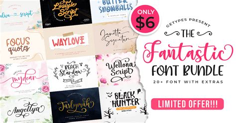 Fantastic Font Bundle Bundle Creative Fabrica