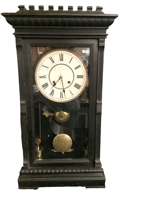 Lot 1890 Seth Thomas Garfield 8 Day 2 Weight Clock
