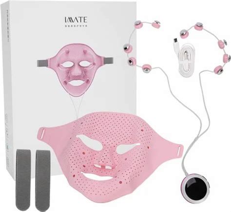 Pink Proffitto Electric Vibration Face Mask Massager For Household