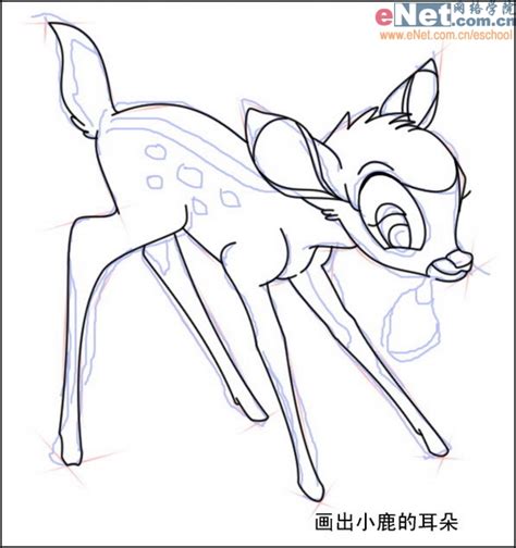 素描小鹿图片小鹿图片小鹿卡通图片大山谷图库