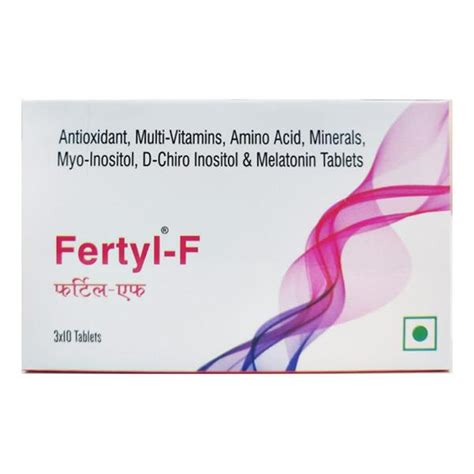 Fertyl F Tablet Comprehensive Formula For Fertility And Reproductive Health